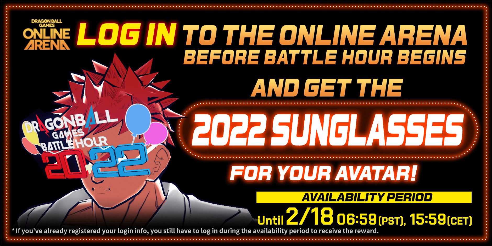ONLINE ARENA | DRAGON BALL Games Battle Hour 2022 Official Website